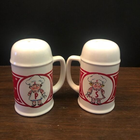 Campbells Soup | Kitchen | Vtg Campbell Soup Kids Salt Pepper Shakers ...